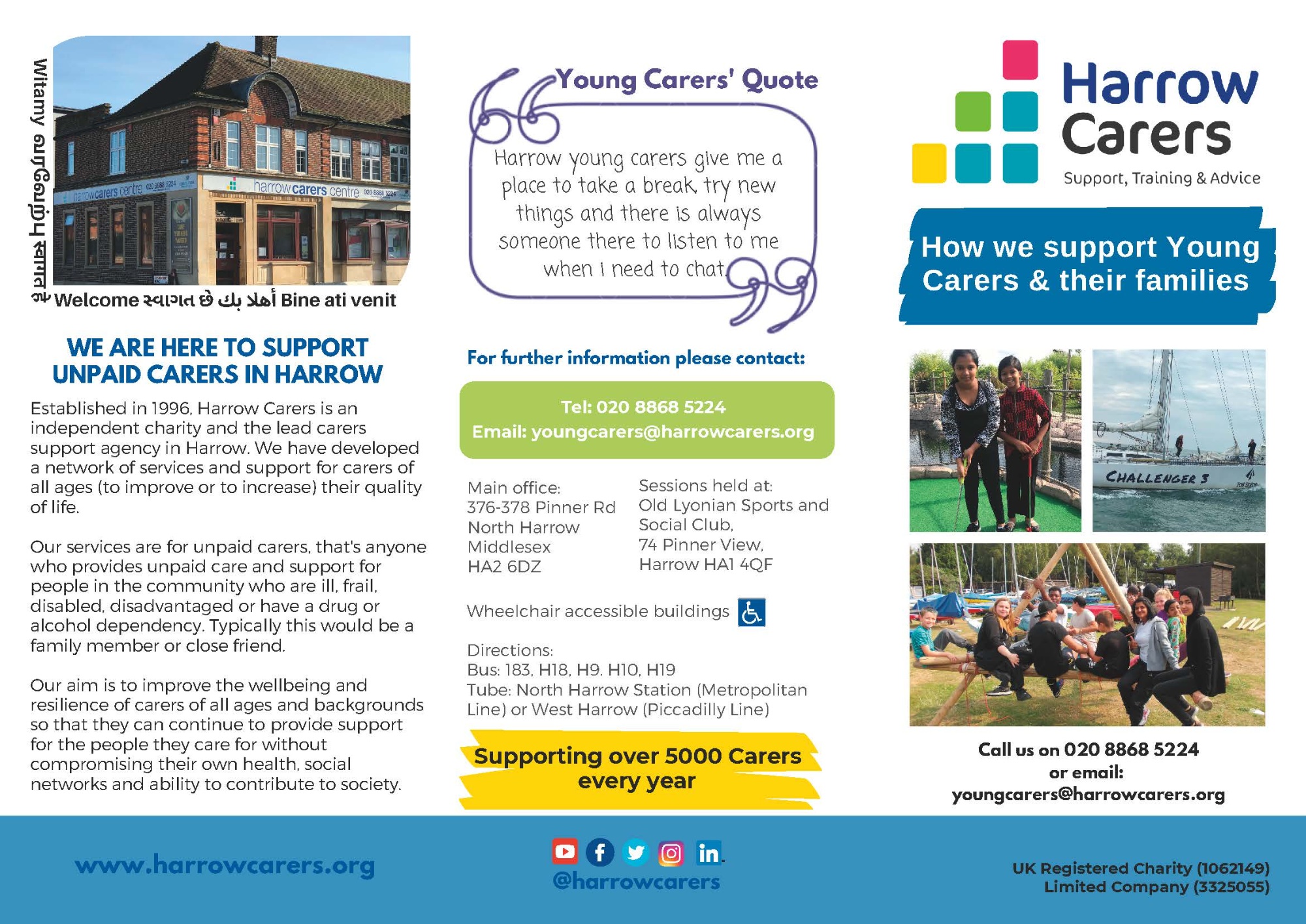 Park High School - Harrow Young Carers